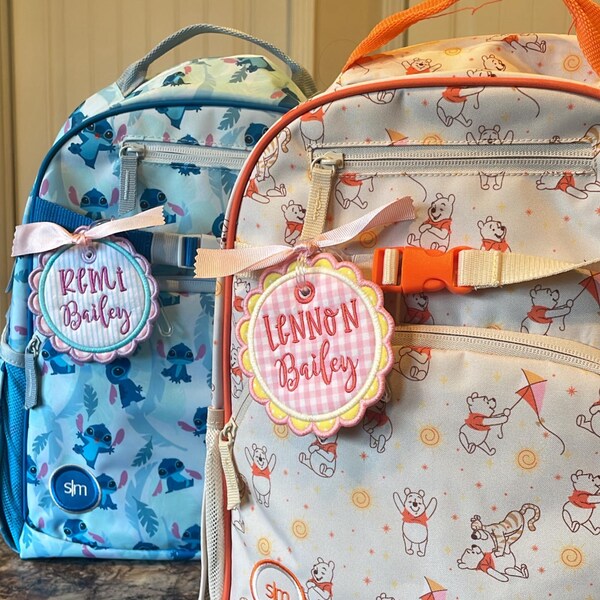 Backpack Name Tag Bag Tags Luggage Tag Fabric Name Tag Fabric ...