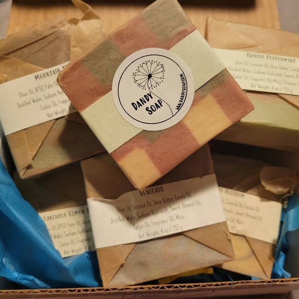 Soap Sample Pack Handmade Soap Variety Stack Mini Soap Bundle Travel ...