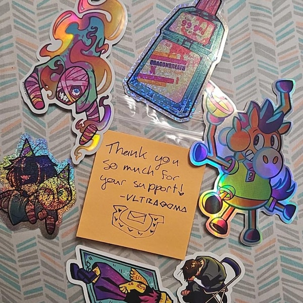 Mouthwashing Delusion Polle Statue Holographic 4.8" Vinyl Sticker - Etsy