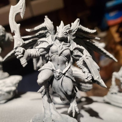 Female Aarakocra Fighter for D&D, Dungeons and Dragons, Pathfinder and ...