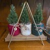 Mini Farmhouse Faux Christmas Tree Crochet Planter Sweater Cozy Winter ...
