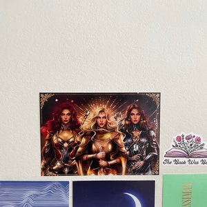 Art Print Feyre, Rhysand & Nyx by Bxromance - Etsy