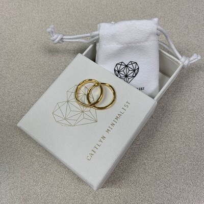 Set of 2: Duo Form Rings by Caitlyn Minimalist Minimalist - Etsy