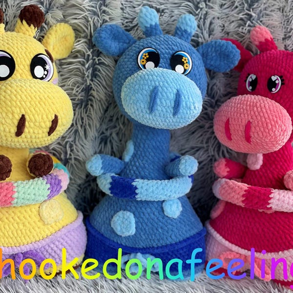 Sophie, the Giraffe - Crochet Pattern - Amigurumi - Summer Cute Floatie ...