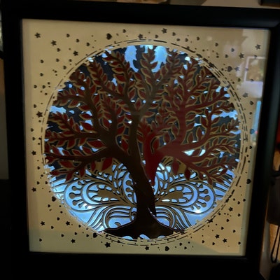 DIY Farm 3D Shadowbox SVG 3D Shadow Box Cricut Shadow Box Layered Paper ...