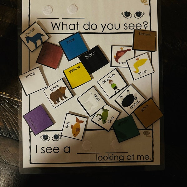 Brown Bear, Brown Bear Story Companion, Colors and Animals on a Choice ...