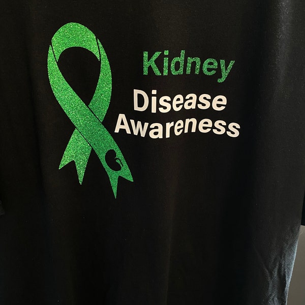 Kidney Disease Awareness Svg. Green Ribbon Awareness Svg. Cancer ...