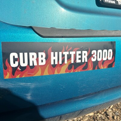 Wizard Bumper Sticker Funny, Cute Car Sticker Decals, Cursed Bumper ...