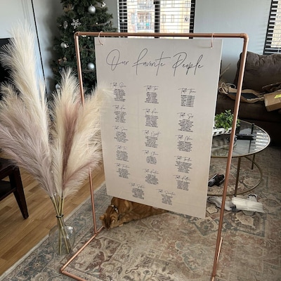 Wedding Seating Chart Sign Acrylic Escort Boards Seating - Etsy
