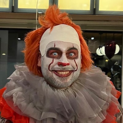 Evil Clown's Wig From the Movie IT - Etsy