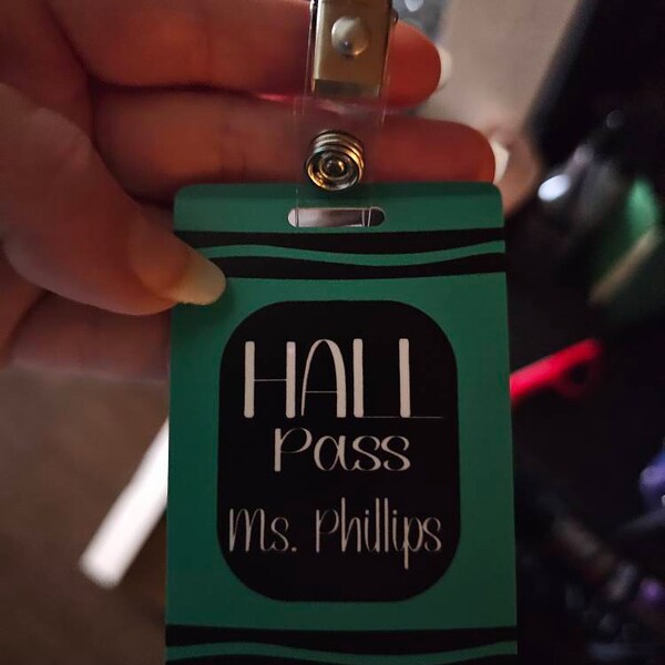 Acrylic Classroom Hall Passes - Etsy