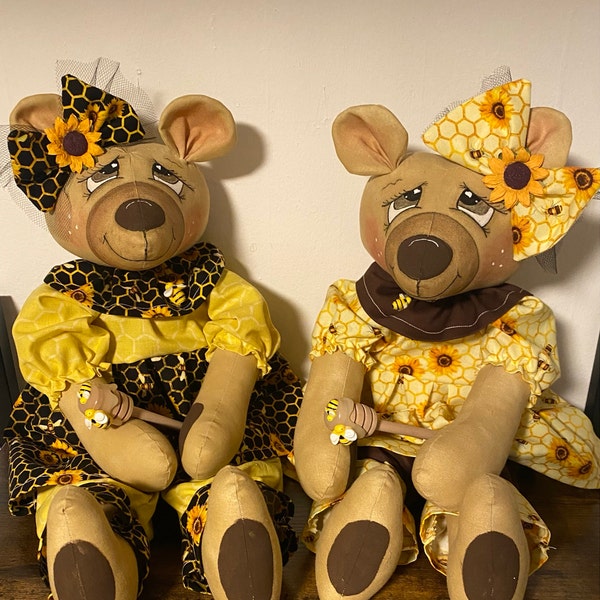 Primitive Deer Epattern Pattern Christmas Doll Reindeer Instant ...