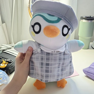 Pingki Penguin Blue Buddy Thigh High Socks - Etsy