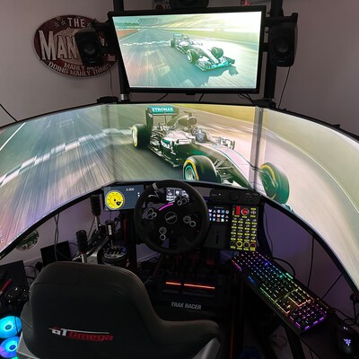 PC USB Button Box 31 Function Metallic Back Lit Green for Flight ...