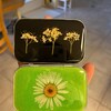 Decorative Tin, Moth, Leaves, Flowers, Jewelry Case, Resin, Real Leaves ...