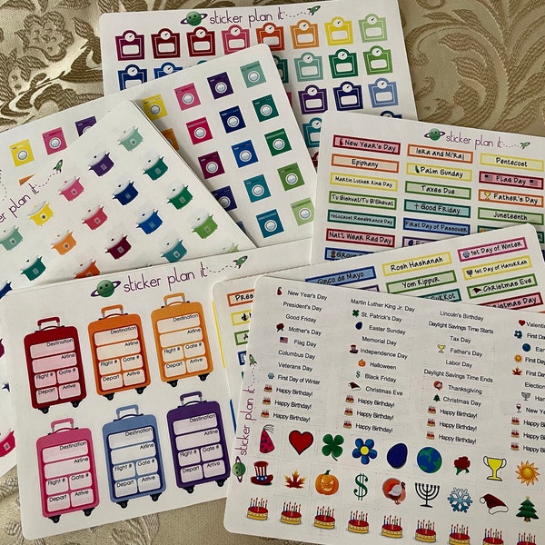 CAT LITTER BOX Reminder Planner Stickers - Etsy