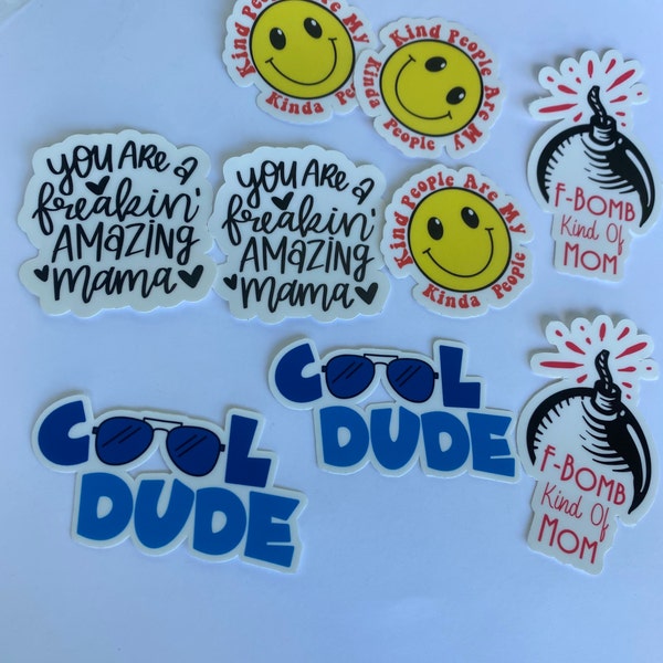 Good Moms Say Bad Words Sticker, Mama Stickers, Funny Mom Stickers ...