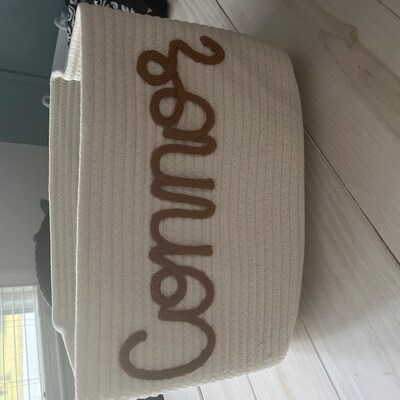 Personalized Basket, Monogrammed Basket, Custom Name Basket, Monogram ...