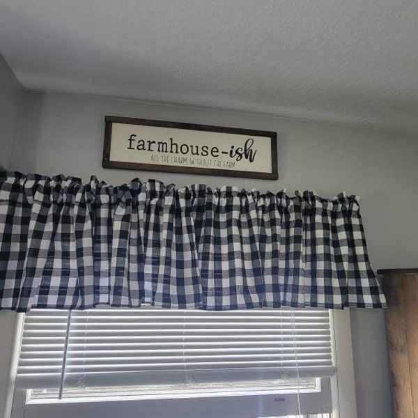 Farmhouse-ish All the Charm Wood Sign, Farmhouse Decor, Wood Framed ...