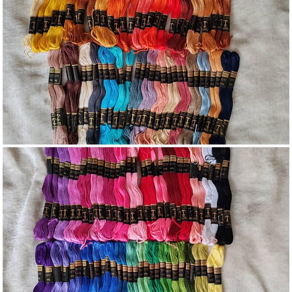 Anchor Stitch Kit - "winnowing Grains" Long Stitch Hand Embroidery DIY ...