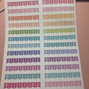 Asterisk Bullet Points Planner Stickers Fits Any Planner | Etsy