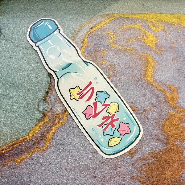 Ramune - Clear Vinyl Sticker - Etsy