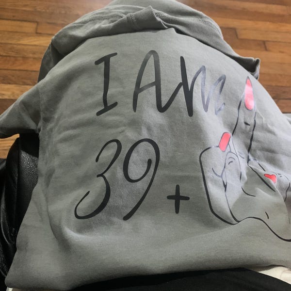 I Am 29 Plus Middle Finger Comfort Colors Shirt, Personalized Birthday ...