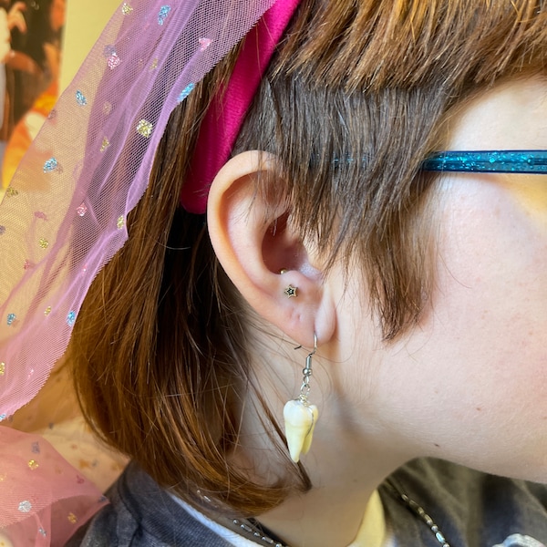 16g Star Rook Earring • Whimsigoth Sparkly Daith Piercing • Cartilage ...