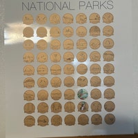 Scratch off Travel Bucket List Poster – World, U.S., National Parks ...