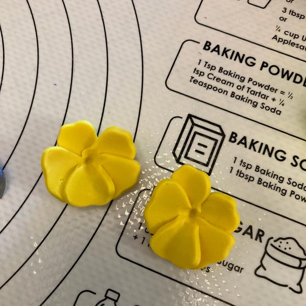 Pansy Polymer Clay Flower Cutter Set: Floral Earring DIY - Etsy