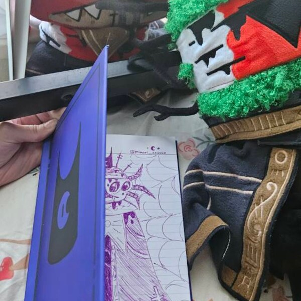 Stolas' Grimoire Cosplay Fanmade Hardback Journal Sketchbook Aesthetic ...