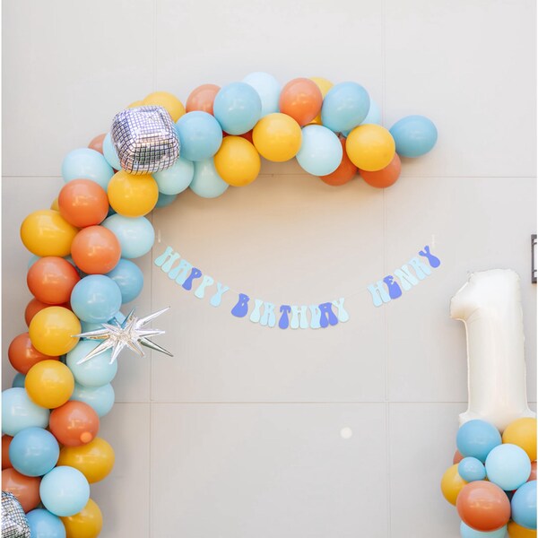 Bluey Balloon Licensed by Anagram Tower Kit Blue Dog Birthday Pastel ...