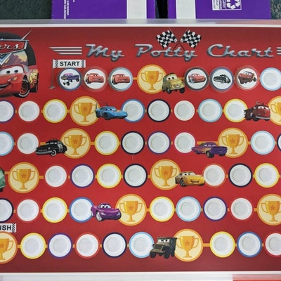 Cars Printable Potty Training Chart - Etsy