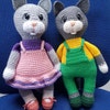 Kitty and Cat Amigurumi Toy Pattern. Kittens Crochet Pdf Pattern. - Etsy