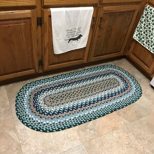 Made to Order Custom Handmade Recycled Hand Braided Round Rug - Etsy