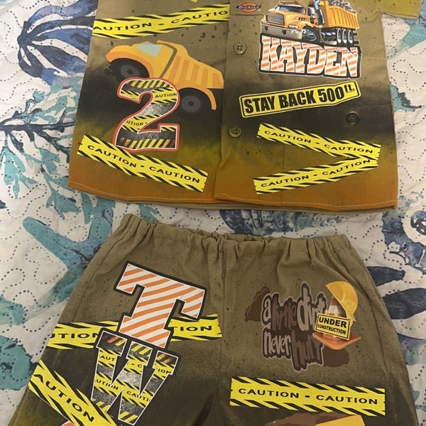 Custom Kids Dickies Outfit, Any Theme, 2 or 3 Piece Set - Etsy