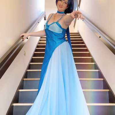 Danielle LIGHT BLUE Polyester Hi-multi Chiffon Fabric by the Yard 10075 ...