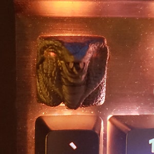 Cobra Snake Artisan Keycap Cherry MX Mechanical Gaming | Etsy