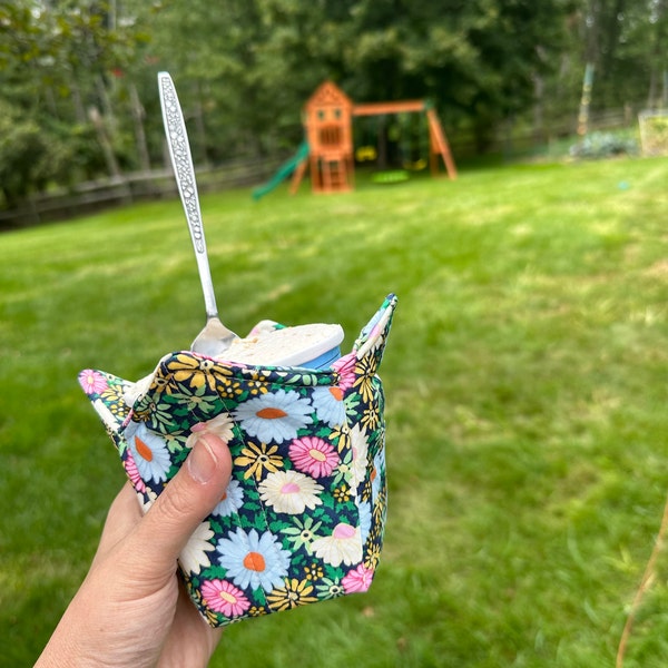 Reversible Pint-size Ice Cream Cozy Printable Sewing Pattern and ...