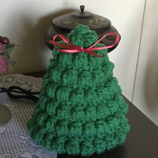Crochet Christmas Tree Pattern | Bobble Stitch Holiday Decor | Beginner ...