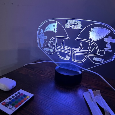 Minnesota Vikings, LED Football Sports Fan Lamp, Custom Made Night ...