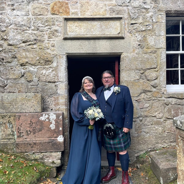 Gunn Ancient Scottish Pure Wool Tartan Brooch From Scotland Brooch - Etsy