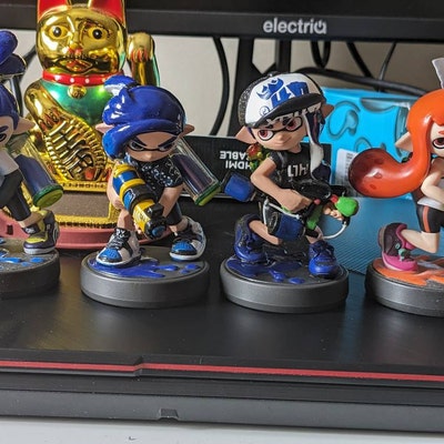 Custom Splatoon Amiibo Purple Inkling Boy Amiibo - Etsy
