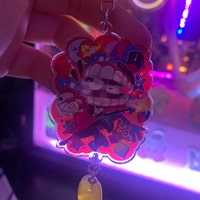 Amazing Digital Circus ADC Fan-made Key Chains Acrylic Charms Keychain ...