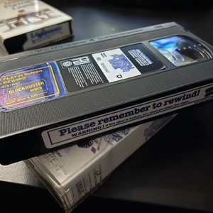 Please Remember to Rewind Blockbuster Video Rental VHS Vinyl Die-cut ...