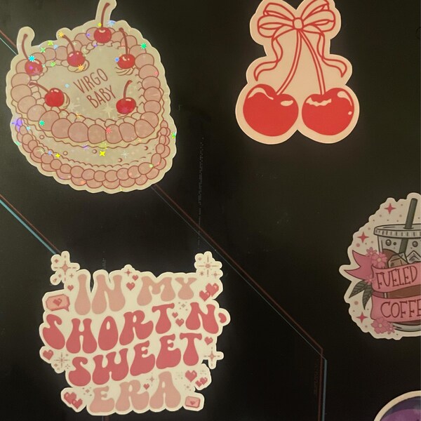 Zodiac Cakes Sticker for Phone Stickers Stickers for Girl Bow Journal ...