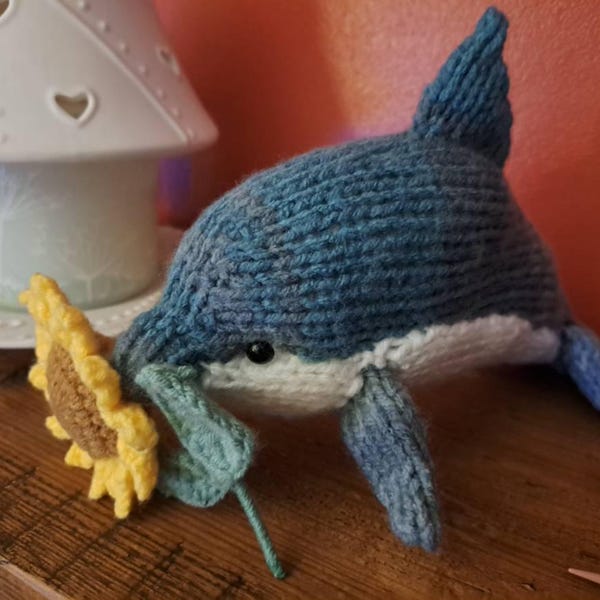 Dolphin Knitting Pattern, PDF, Instant Download - Etsy