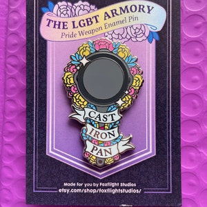 Cast Iron Pan Enamel Pin - Etsy