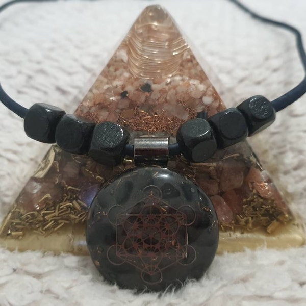 Orgonite® Orgone Dome Hematite/black Obsidian FREE WORLDWIDE SHIPPING - Etsy UK