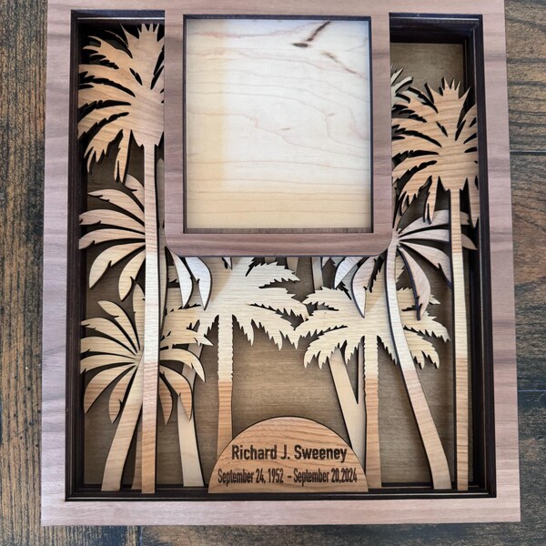 Layered Forest Design Laser Cut File. 4 Layers, Two Designs (deer ...